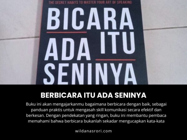 Review Buku Bicara itu ada Seninya, Oh Su Hyang | Wildan Asrori